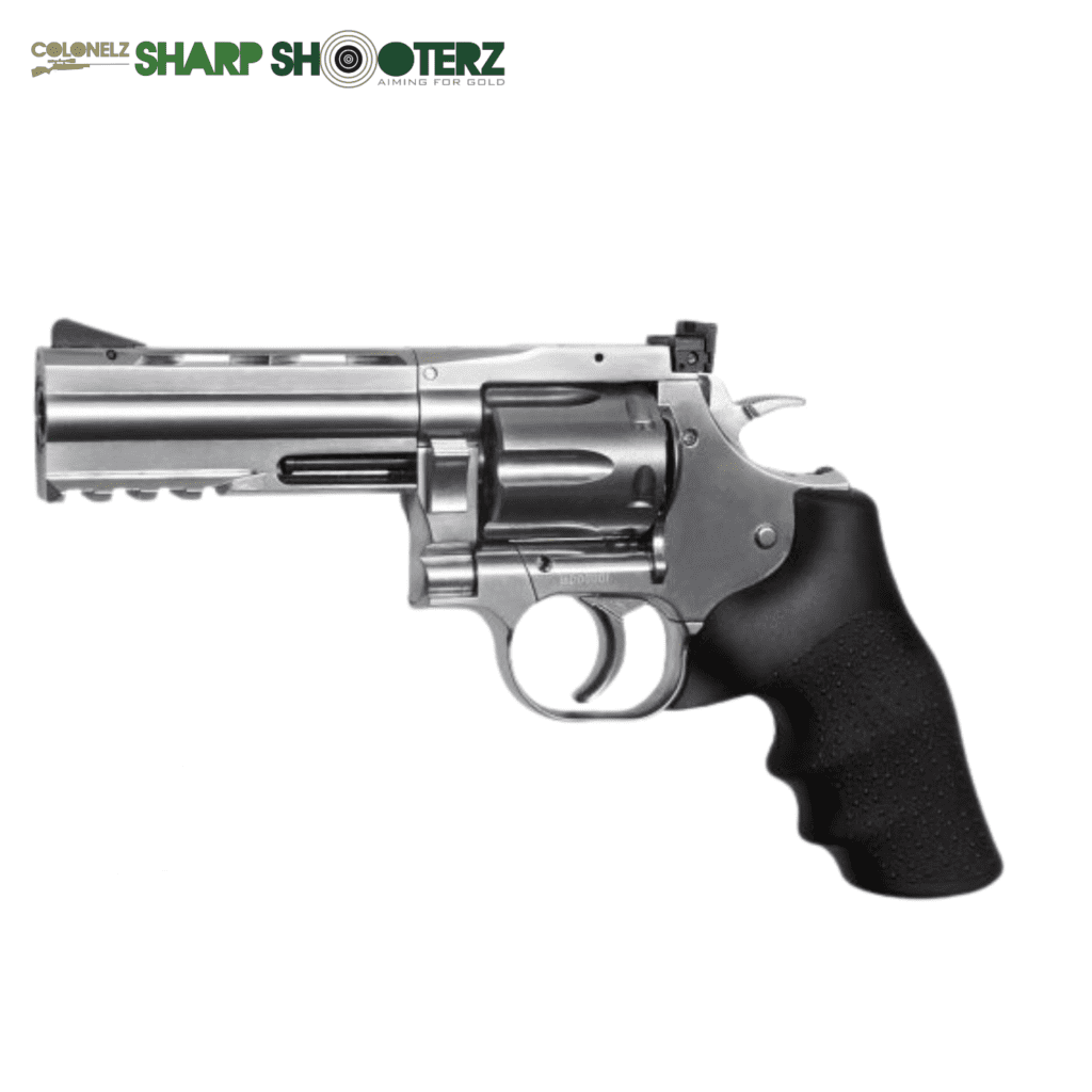 ASG Dan Wesson 715 4″ CO2 Pellet Revolver, Silver 0.177 Cal ...