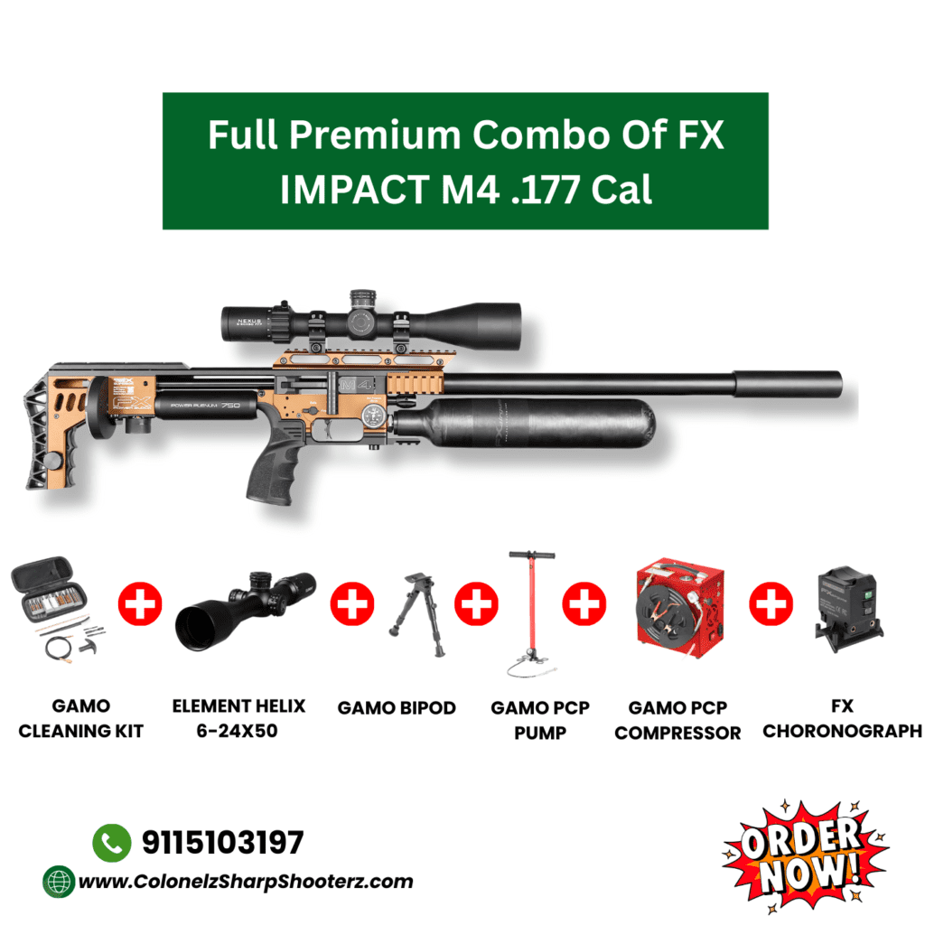 Full Premium Combo Of FX IMPACT M4 .177 Cal with Gamo Cleaning Kit ...
